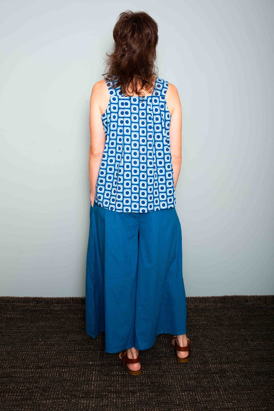 Top Cotton Ava Blue – Sapling Textiles