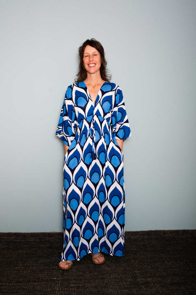 Dress Modal Lottie Blue – Sapling Textiles