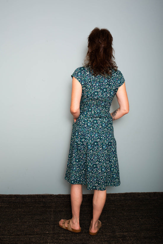 Dress Cotton Alicia Green – Sapling Textiles